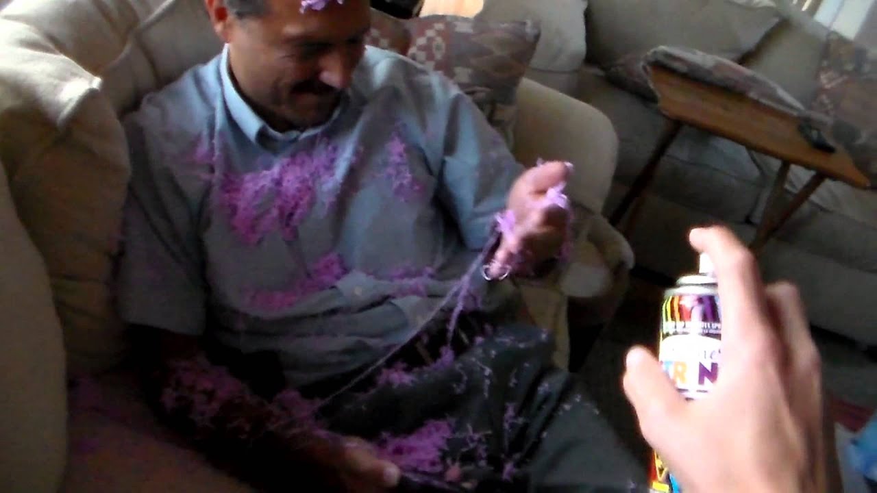 CRAZY SILLY STRING PRANK!!! - YouTube
