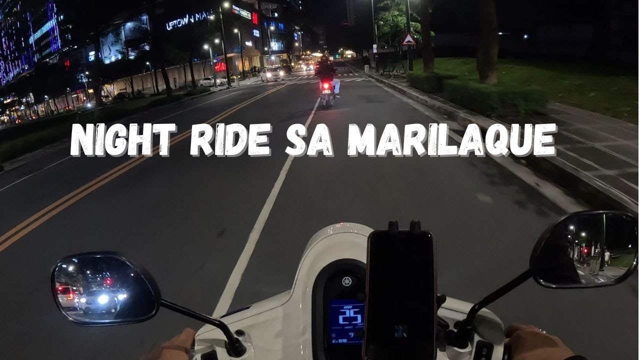 Night Ride sa Marilaque | Yeyi's Pizzeria & Café | Yamaha Fazzio - YouTube