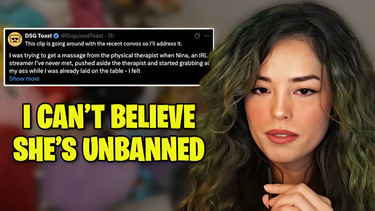 Valkyrae talks about DisguisedToast Tweet about Nina - YouTube