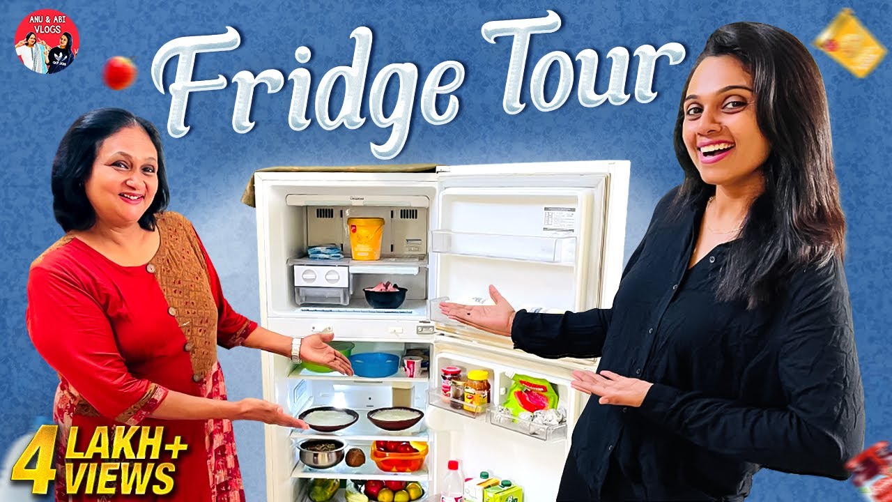 What's Inside Our Fridge?? | Fridge Tour | Fridge Organization | Anu ...