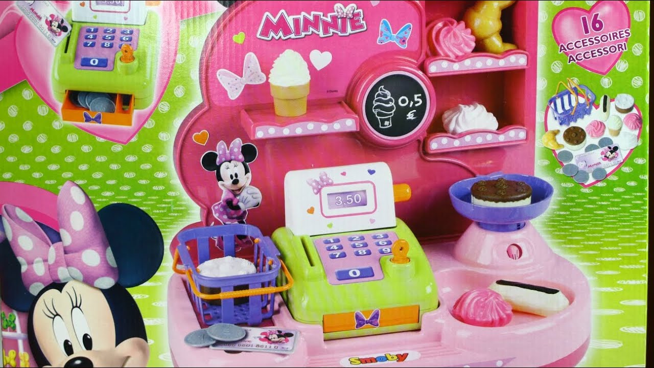Backery Shop / Мини-магазин - Minnie Mouse - Smoby - 24067 - YouTube