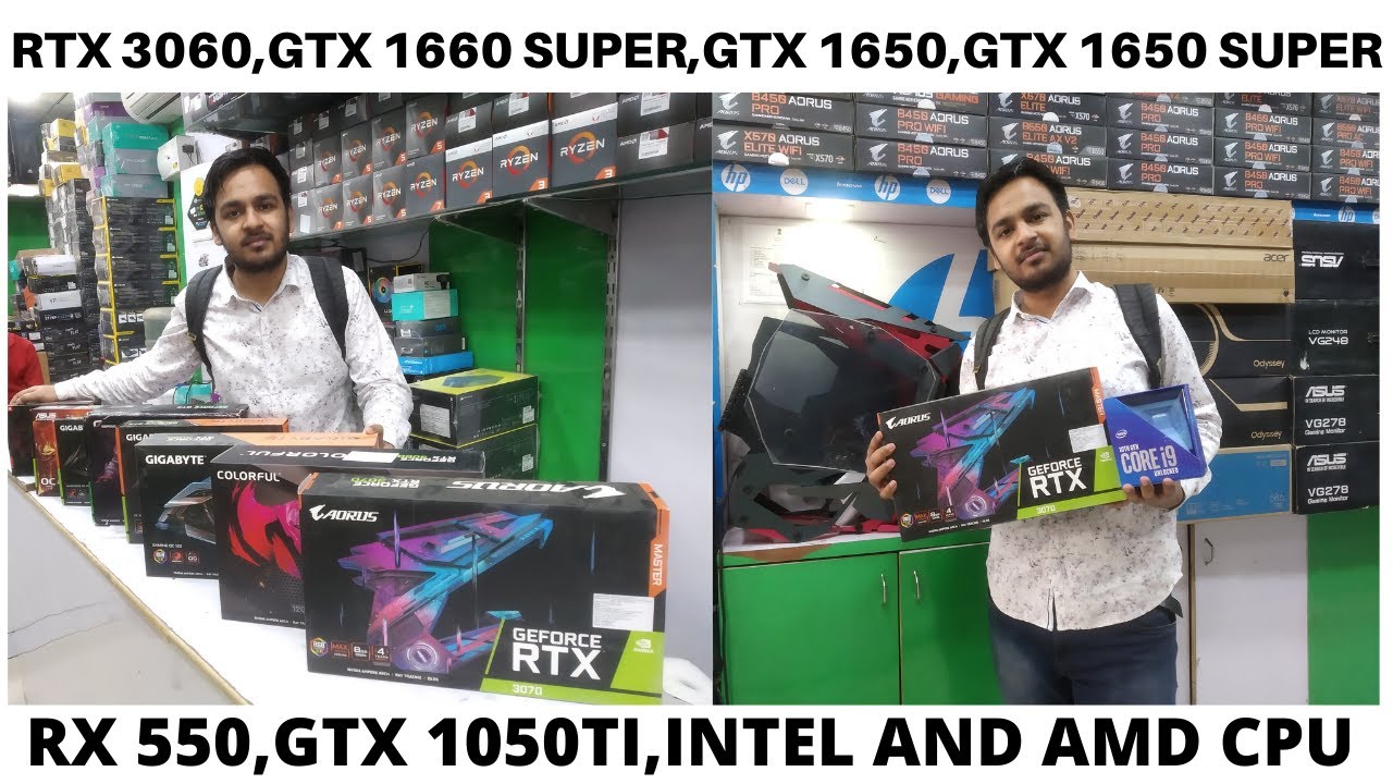Graphics card and CPU prices at computer laptop shop in Nehru place ...