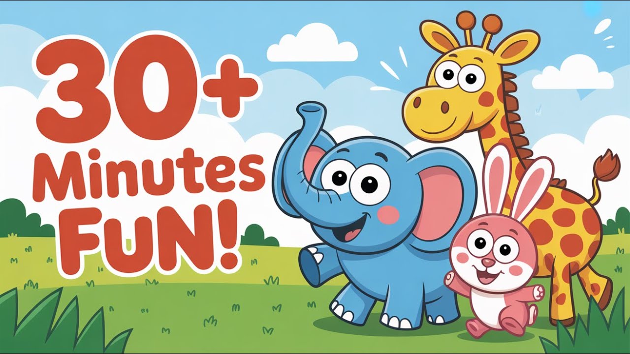 30+ Minutes of Kids Songs | RadKidz TV Mega Mix — Dance • Learn • Sing ...