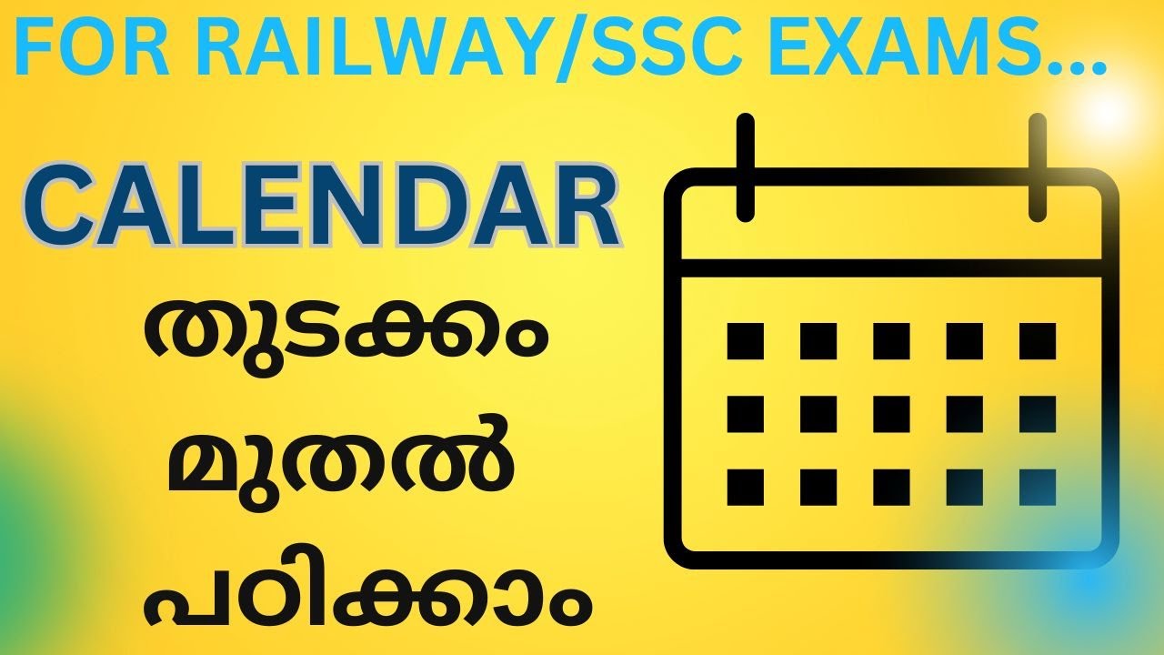 "Master Calendar Questions for SSC GD & RRB Exams | Tips, Tricks ...