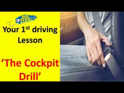 First Driving Lesson | Essential Cockpit Drill Explained | 2024 ...