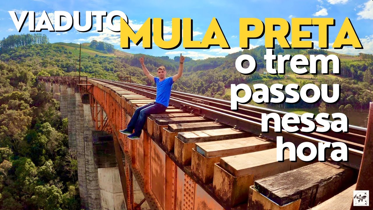 VIADUTO MULA PRETA | FERROVIA DO TRIGO | Viadutos do RS - YouTube