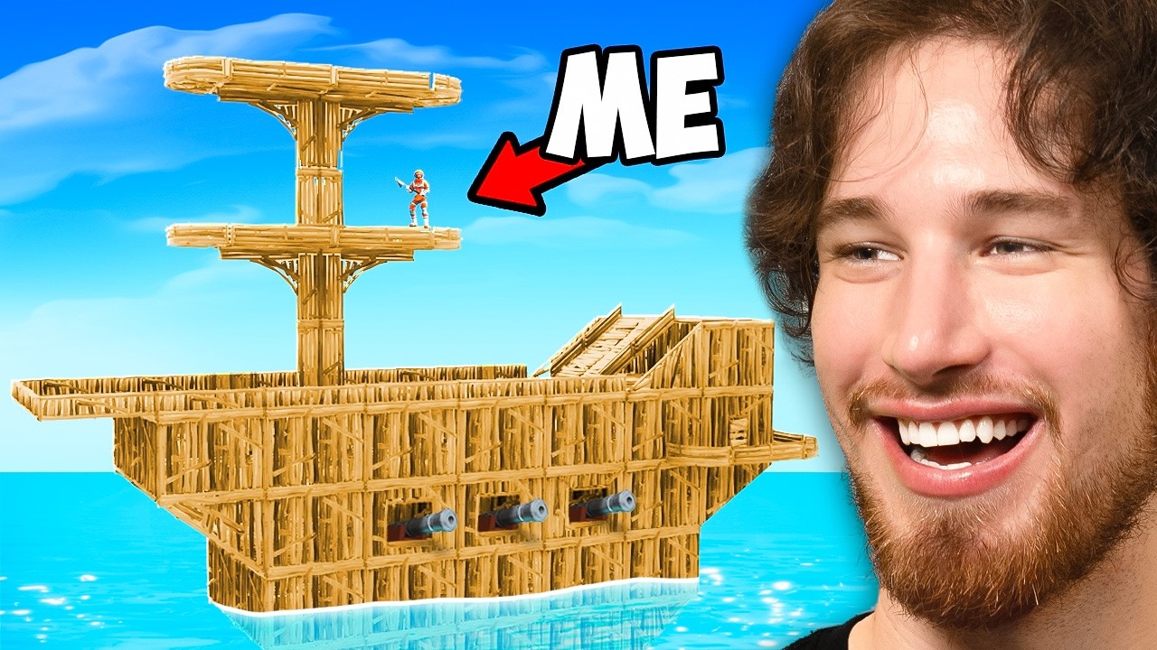 Building a MAX LEVEL Raft in Fortnite! - YouTube