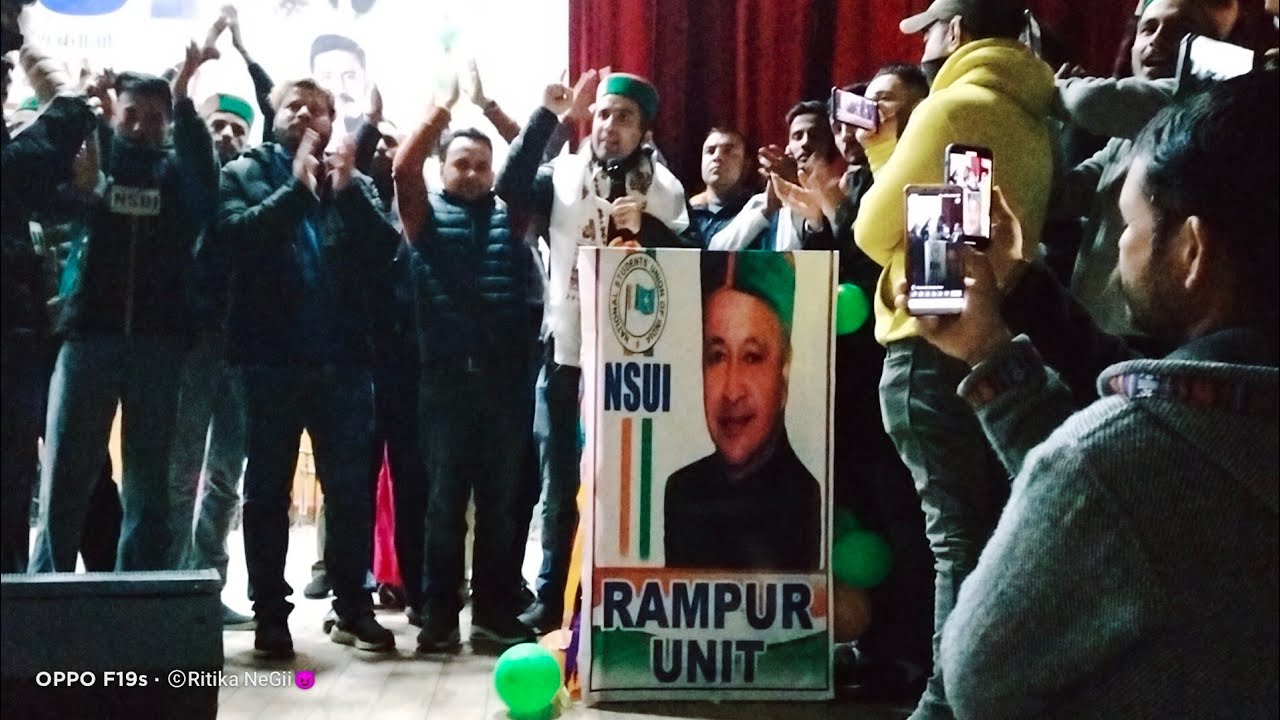 Raja Vikram aditya sing Speech in Rampur College - YouTube