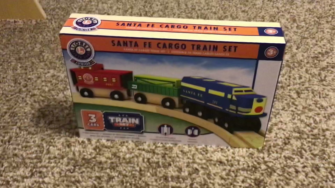 Unboxing a wooden Santa Fe set - YouTube