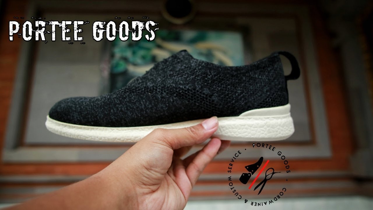PORTEE GOODS - OREO KNIT NATURAL #casual #shoes #localpride - YouTube