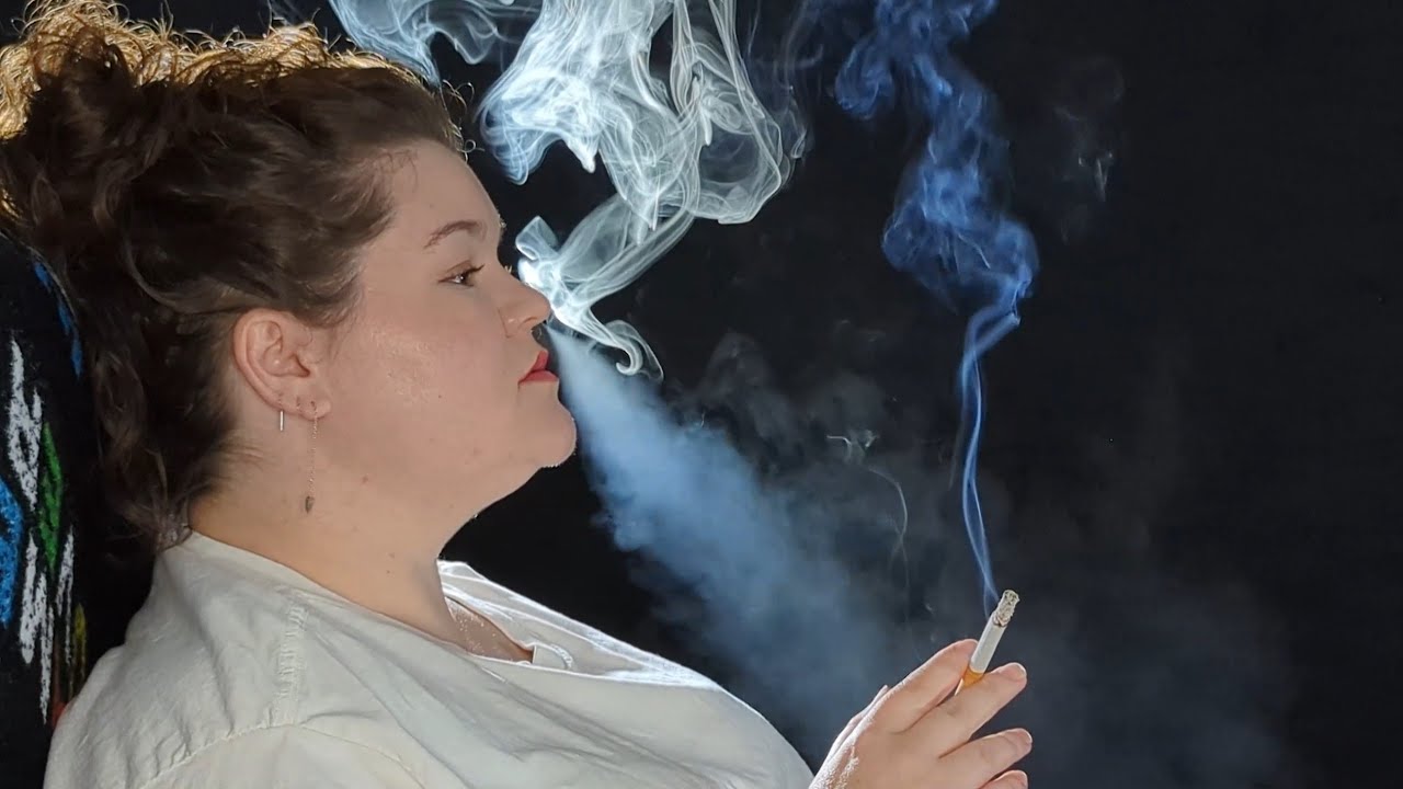 Smoking Fetish - Smoking a Newport 100 with AMAZING Lighting! - YouTube