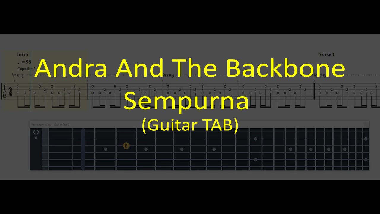 Andra And The Backbone - Sempurna (Guitar TAB) - YouTube