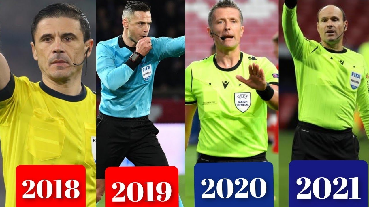 All Referees Uefa Champions League finals ||1956-2021|| - YouTube