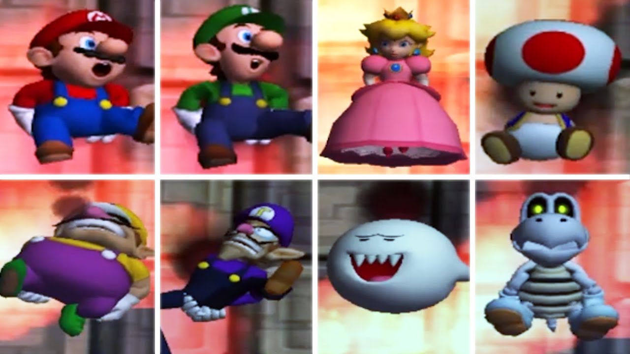 Mario Party 7 - All Losing Animations - YouTube