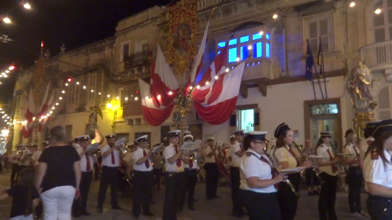 San Gorg festa in Hal Qormi, Malta - YouTube