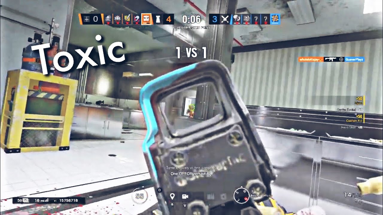Toxic | Rainbow Six Siege Montage (PS4) - YouTube