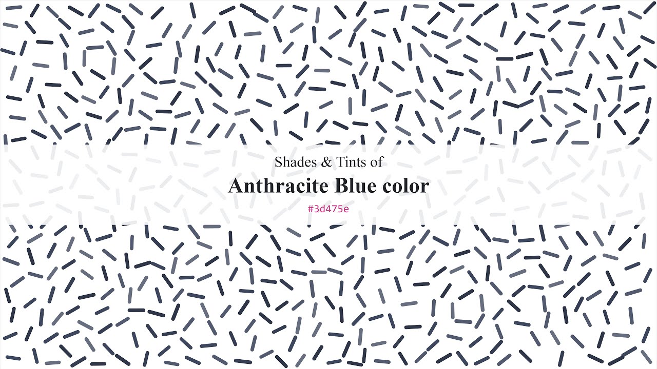 Shades & Tints of Anthracite Blue color #3d475e A Warm Blue color ...