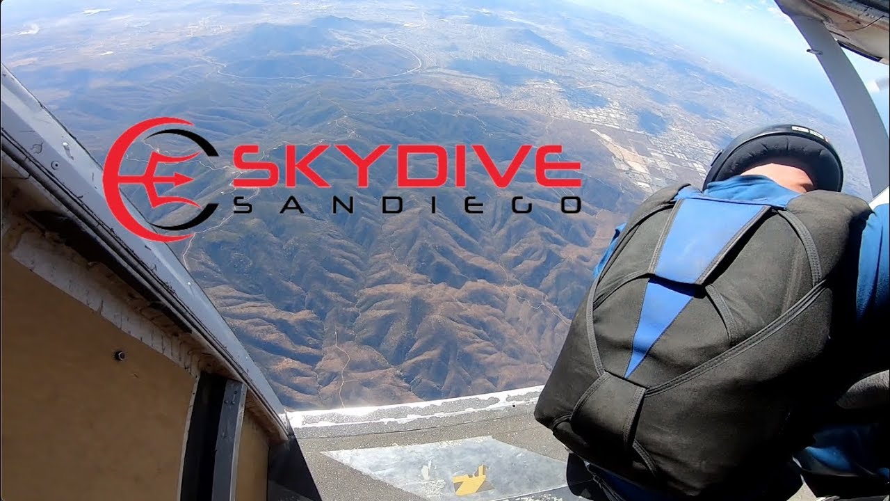 Angle Camp Skydive San Diego - YouTube
