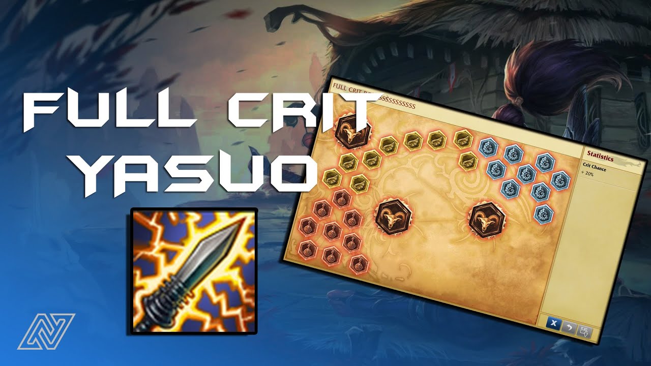 FULL CRIT Yasuo Pre-Season 6! - League of Legends - - YouTube