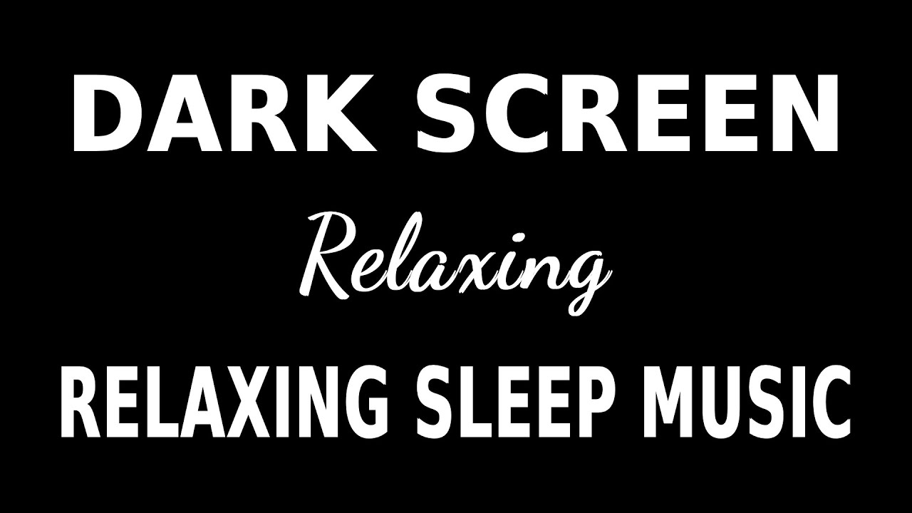 Relaxing Sleep Music, Meditation, Peaceful Audio BLACK SCREEN - Sleep ...