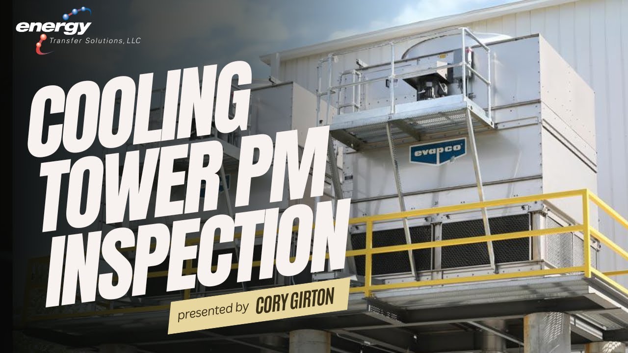 Evapco Cooling Tower Preventative Maintenace Inspection - YouTube