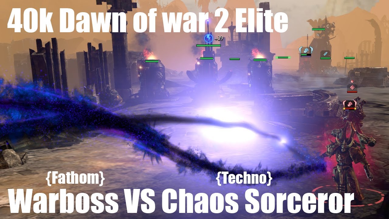 Dawn of war 2: Elite mod - Techno[CS] VS Fathom[WB] - YouTube