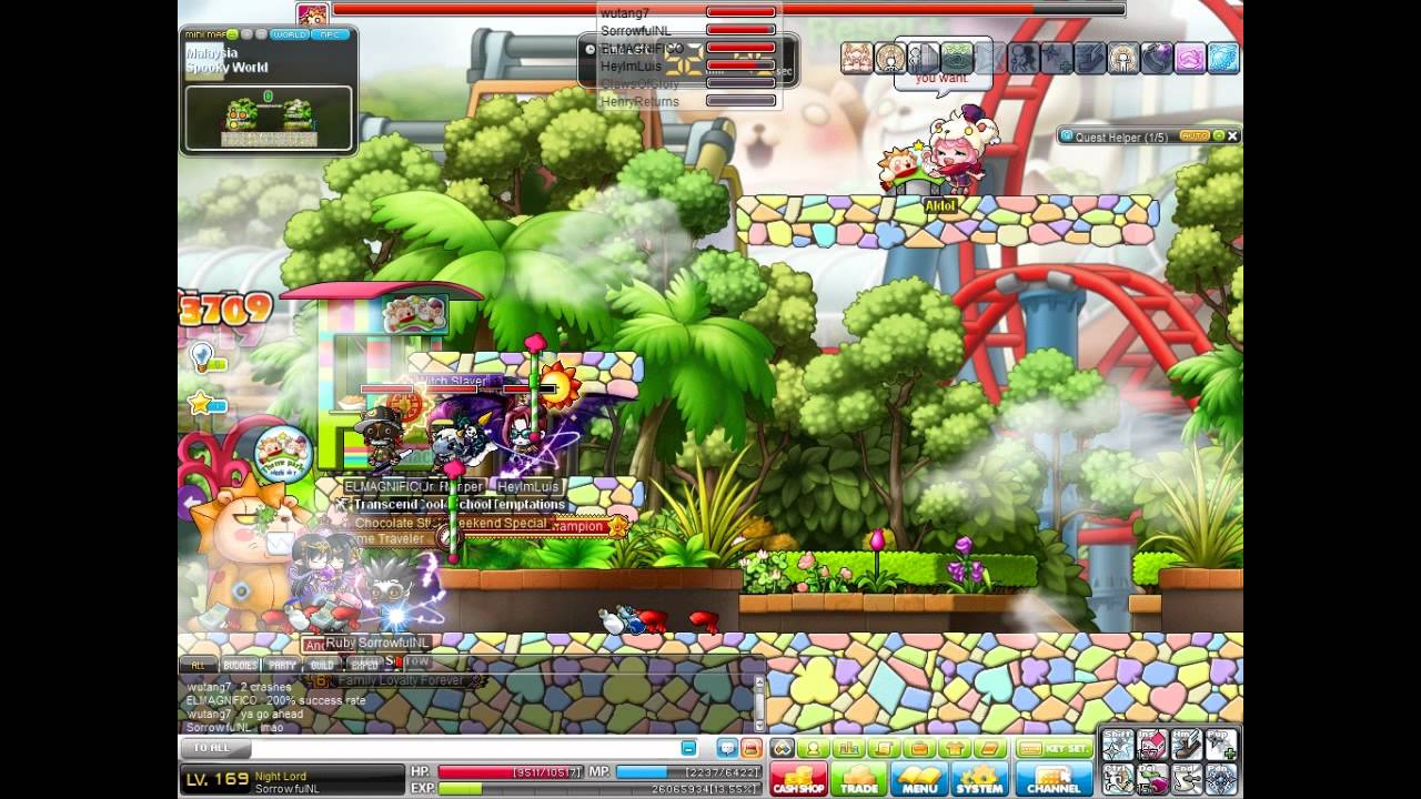 Maplestory: 16x Nightlord Solo Scarlion (170 Subscription Special ...