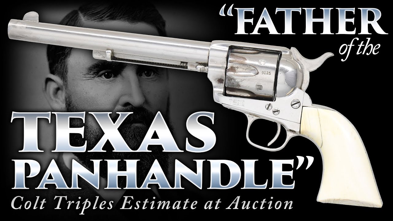 Colt Revolver of CHARLES GOODNIGHT Triples Estimate at Auction - YouTube