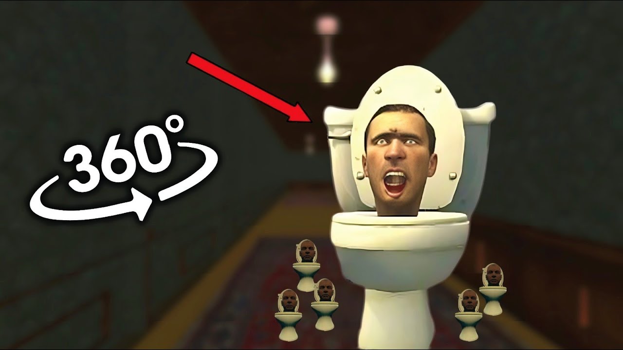 Skibidi Toilet VR/4K But it's 360 degree video - YouTube