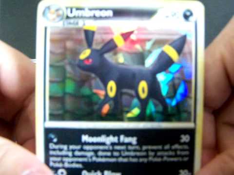 Pokemon HS Undaunted Night Fall (Umbreon) Theme Deck Unboxing - YouTube