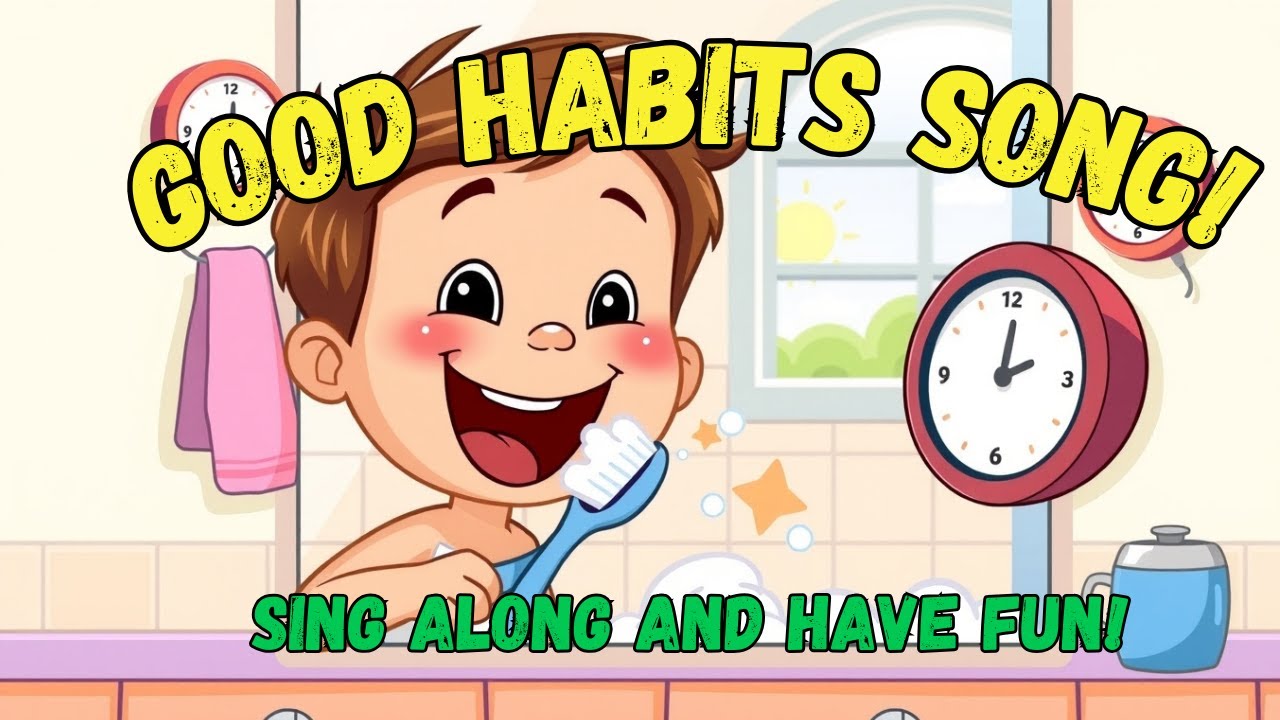 Good Habits Song for Kids | Learn Healthy Habits | Fun Educational Song ...