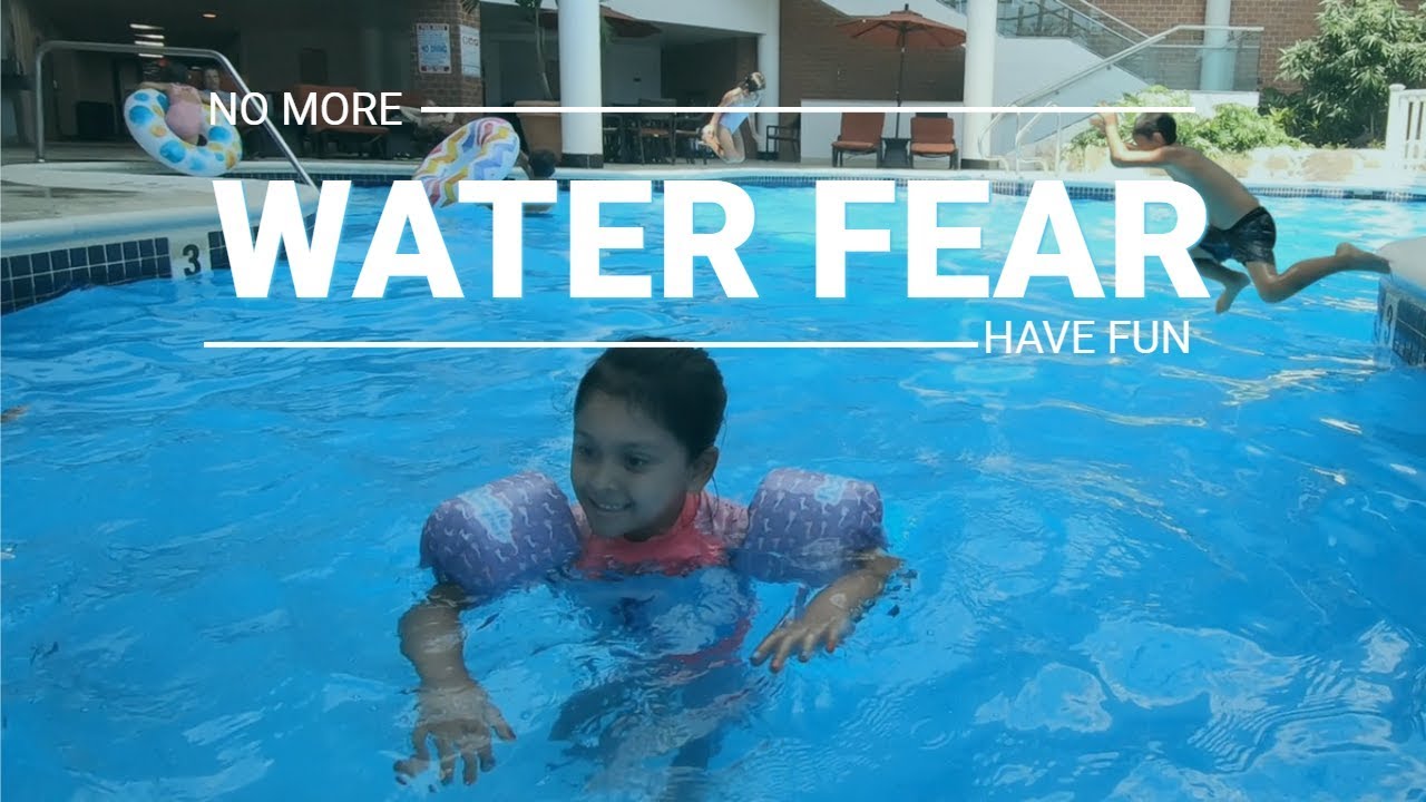 KIDS First Swimming Pool FUN at Indoor Pool || FAMILY VACATION - YouTube