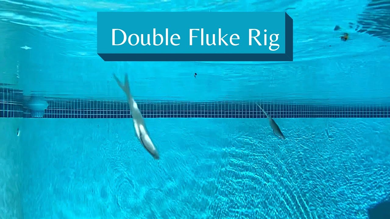 How to Tie a Double Fluke Rig - YouTube