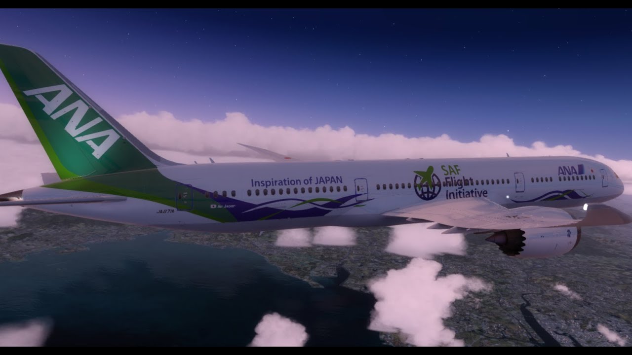 那覇～福岡【P3dv4 717 JAL 】 - YouTube