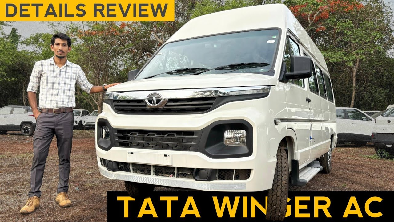 Tata Winger Review - 15 Seaters Mini AC Bus - Detail Review @techno ...