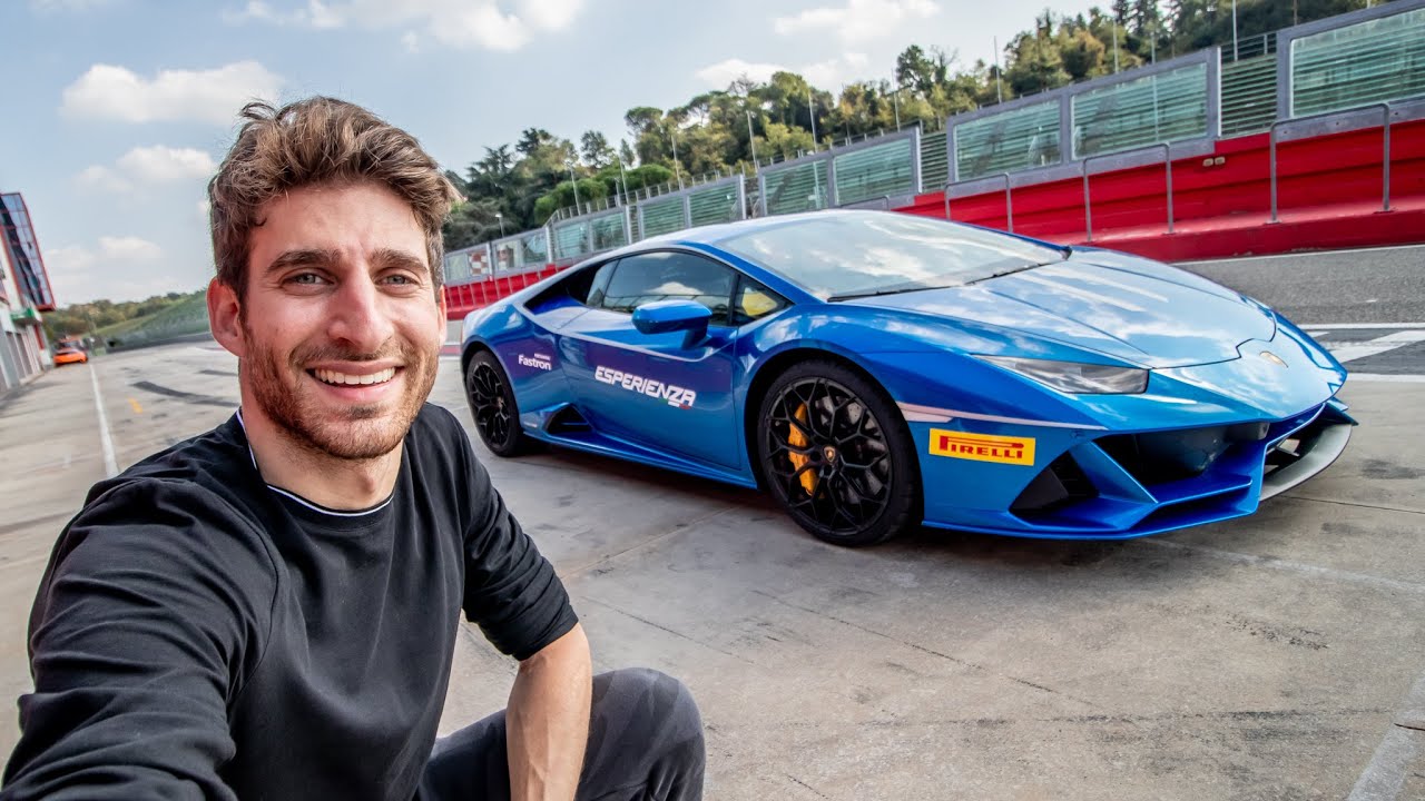 LA VERA STORIA DI LAMBORGHINI - Provo la Huracàn Evo a Imola - YouTube