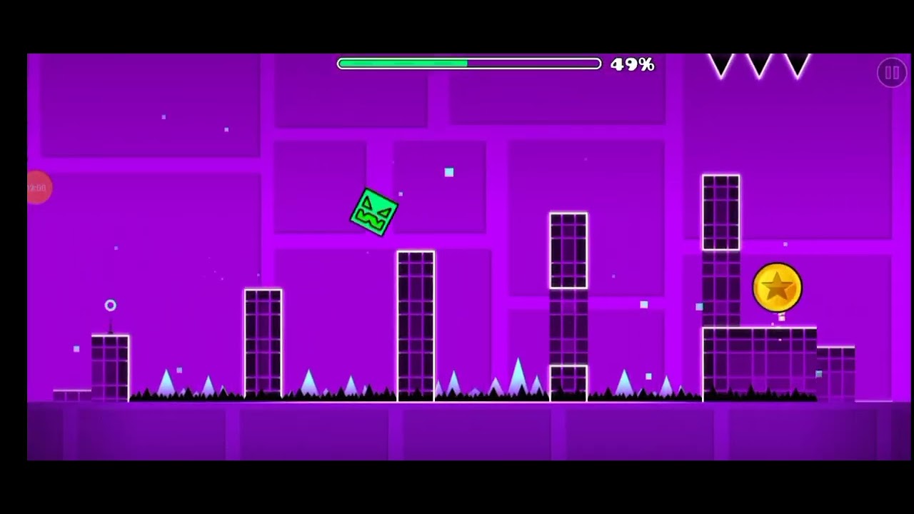 GD Gameplay 2# 3 Coins On Stereo Madness and Back on Track DONE - YouTube