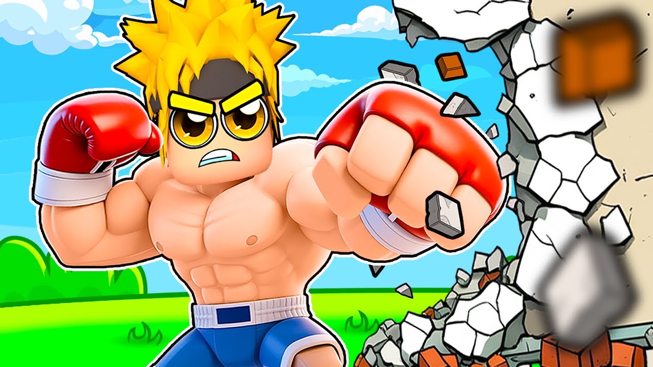 Kaslandım ve Tüm Duvarları Yıktım 💪 ROBLOX PUNCH WALL - YouTube