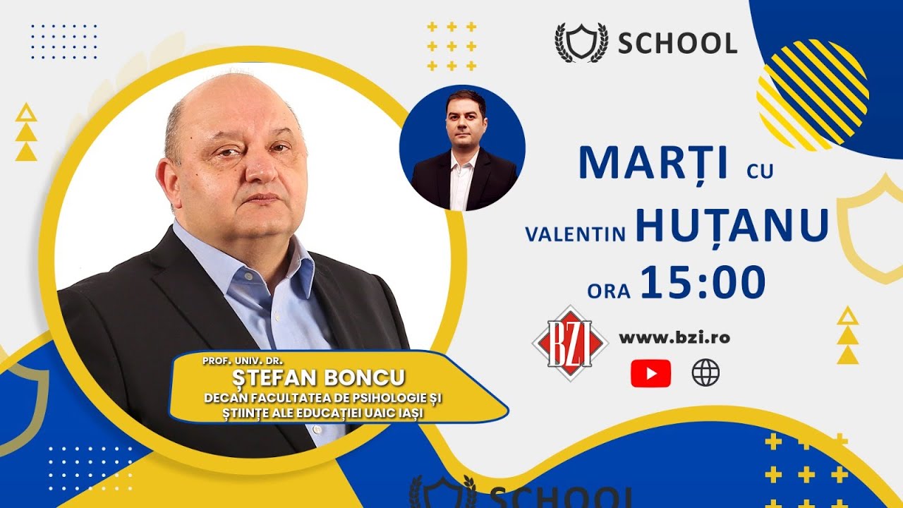 Conf. univ. dr. Ştefan Boncu, decanul Facultăţii de Psihologie şi ...