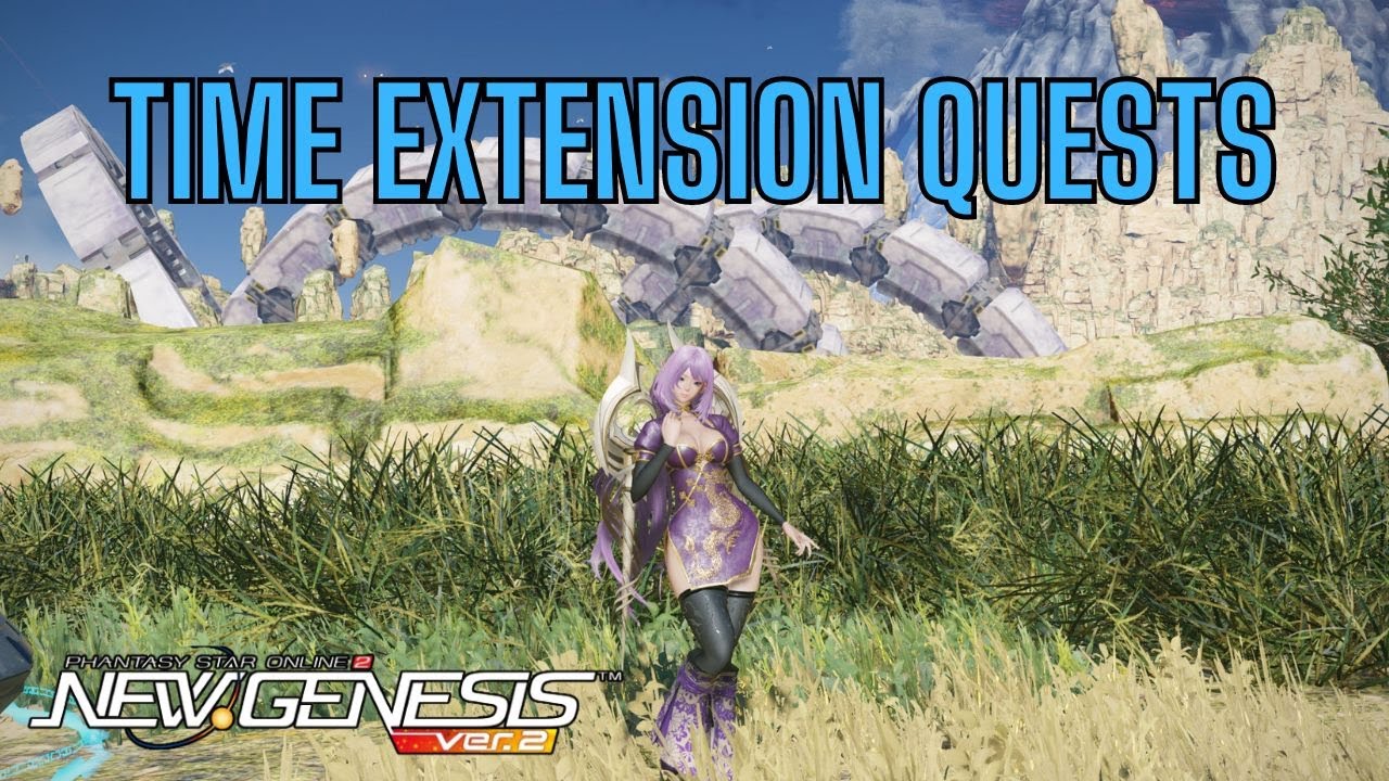 [PSO2 NGS] New Quest Details! (Time Extension Quest Basics) - YouTube