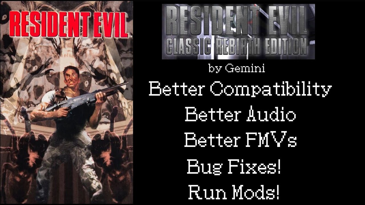 How to Install RE1 Classic Rebirth (RE1 PC GOG Release) NVIDIA GRAPHICS ...