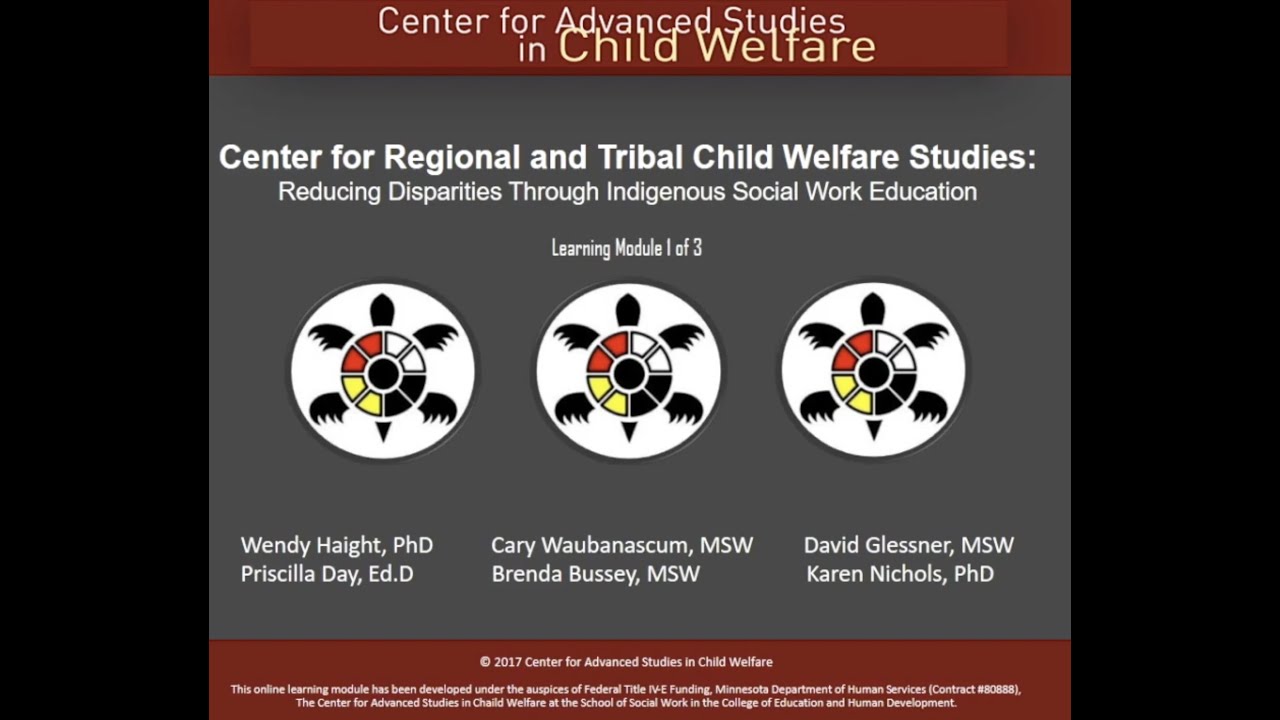 Reducing Disparities Through Indigenous Social Work Education (1/3 ...