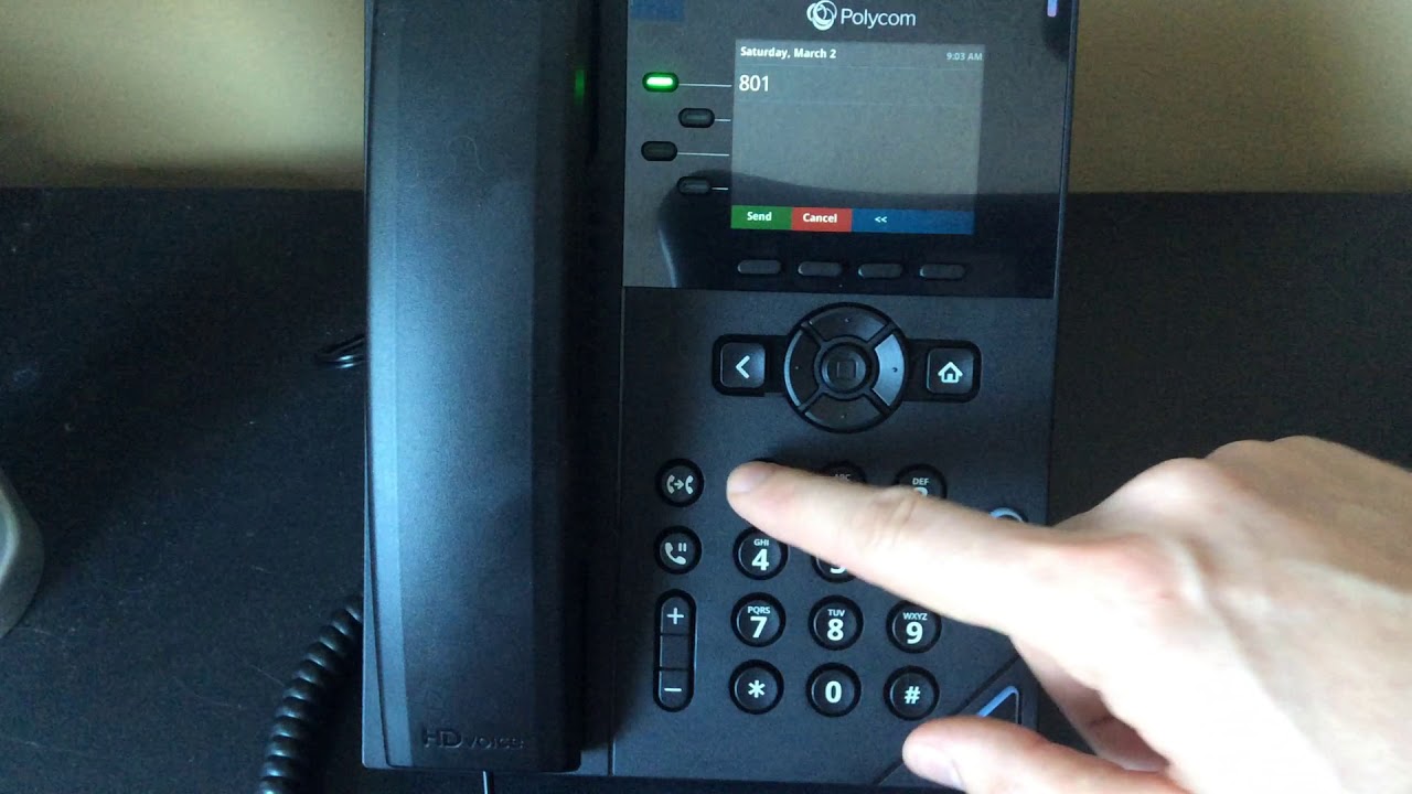 VVX 250 Conference Call Tutorial - YouTube