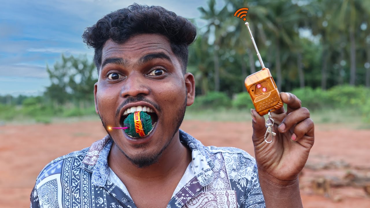 Remote Control Bom Blaster … Awesome Cracker Experiment - YouTube
