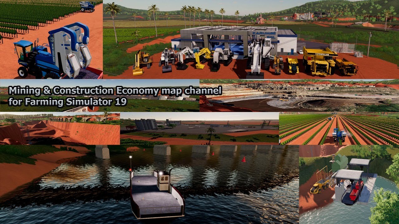 FS19 - Mining & Construction Economy - Live test (2020) - YouTube
