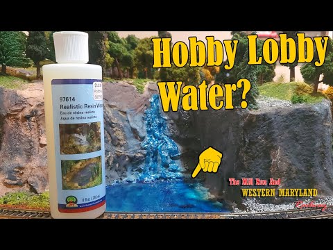 Realistic Water Resin From Hobby Lobby, How it Worked on my HO Scale ...