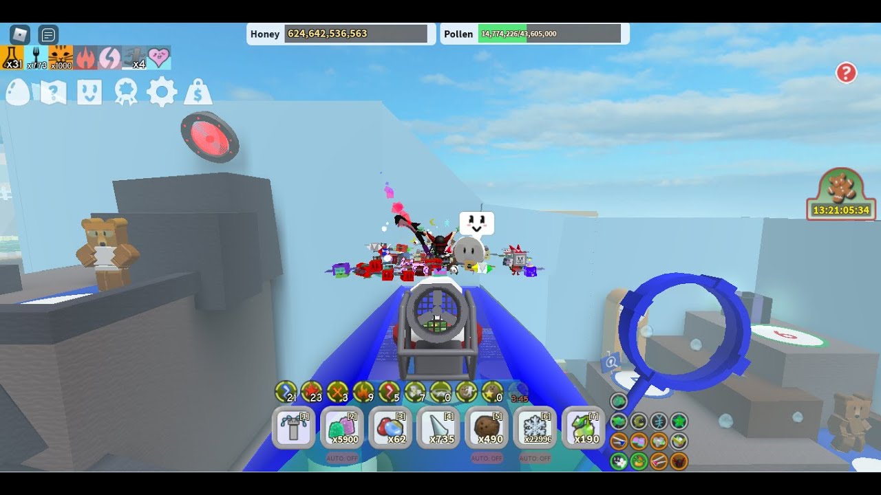 36 Snowflakes From One Snowstorm! WR?? | Roblox Bee Swarm Simulator ...