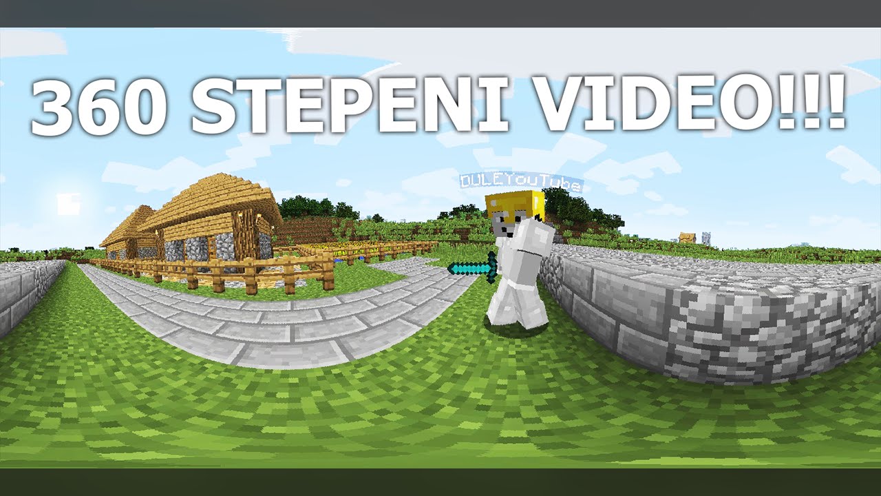 360 STEPENI VIDEO!!! MINECRAFT - YouTube