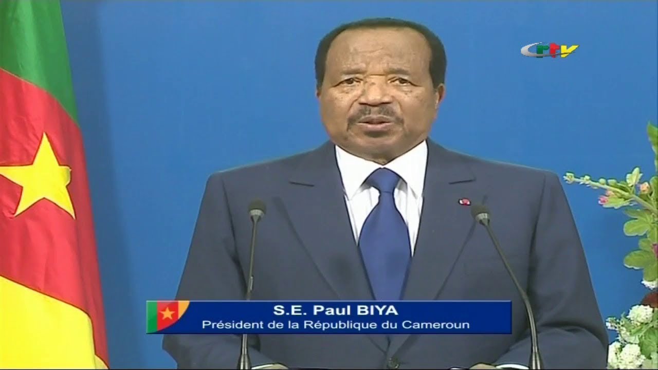 DISCOURS DE FIN D'ANNÉE DU PRÉSIDENT DE LA RÉPUBLIQUE DU CAMEROUN Paul BIYA A LA NATION - YouTube