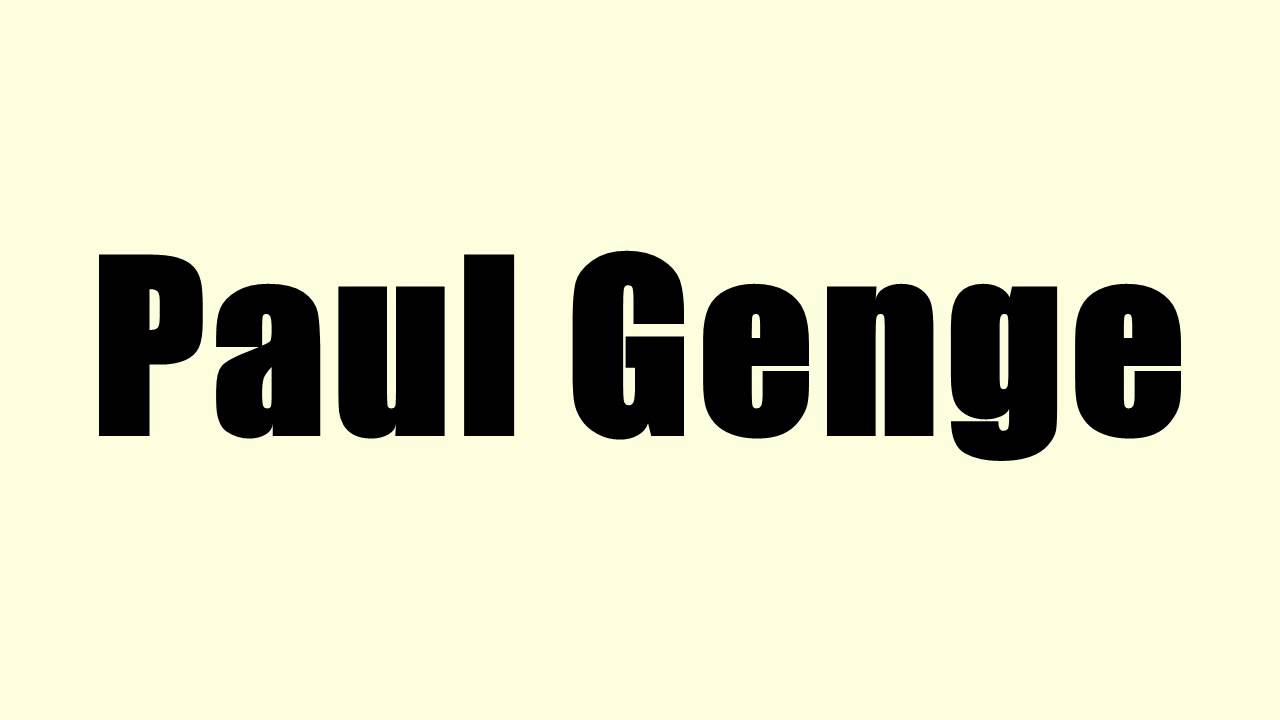Paul Genge - YouTube